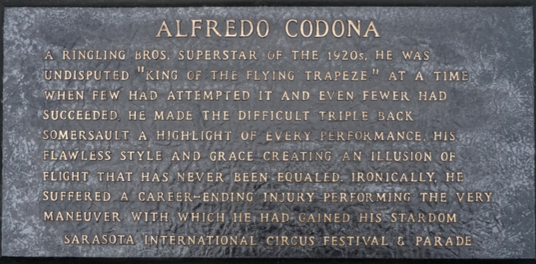 Alfredo Codona – The Circus Ring of Fame