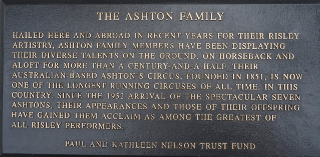 Ashton Family – The Circus Ring of Fame