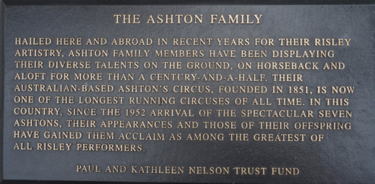Ashton Family – The Circus Ring of Fame