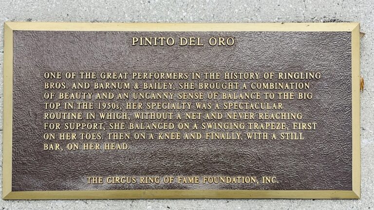 Pinito Del Oro – The Circus Ring of Fame