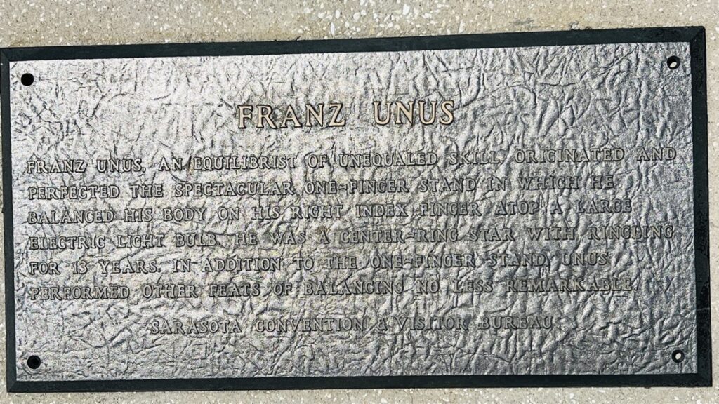 Franz Unus – The Circus Ring of Fame