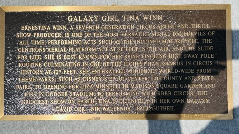 Tina (Galaxy Girl) Winn – The Circus Ring of Fame