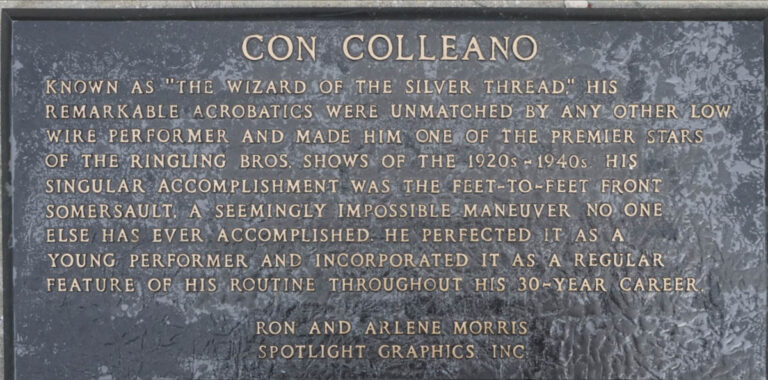 Con Colleano – The Circus Ring of Fame